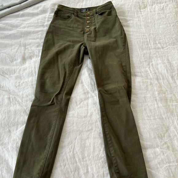 Abercrombie & Fitch | Pants & Jumpsuits | Olive Green Abercrombie Ultra ...